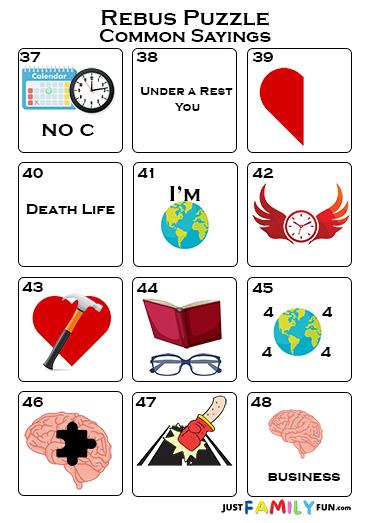 A Comprehensive Guide to Engaging and Fun Printable Rebus Puzzles for All Ages – Just family Fun