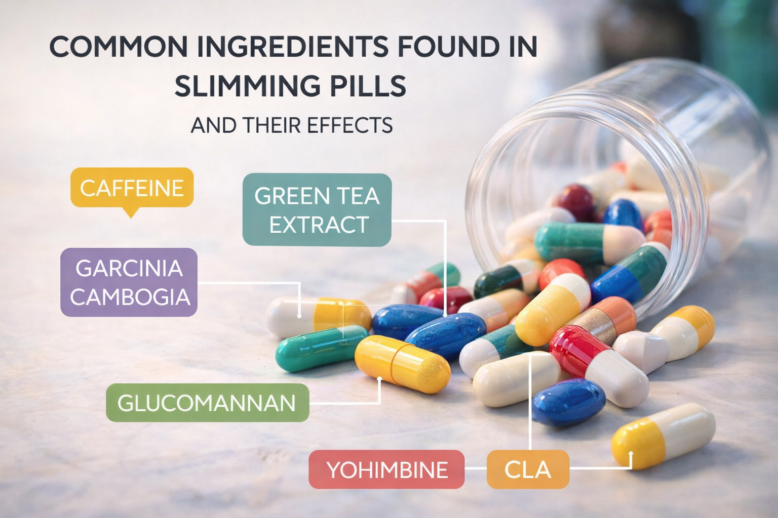Common Ingredients Found in Slimming Pills and Their Effects