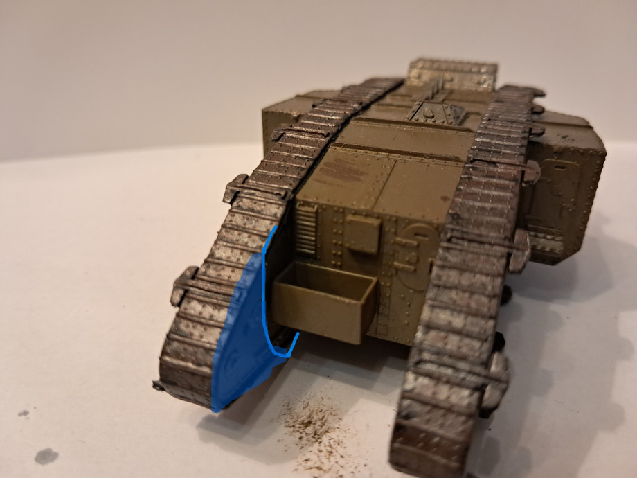 MK II "Male" British Tank (Master Box MB72005, 1/72 scale) (finished ...